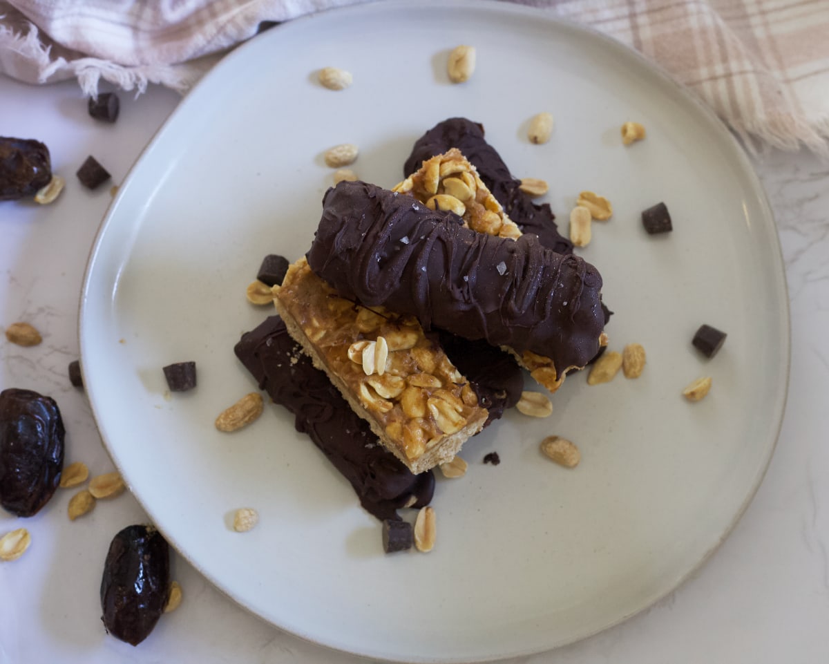 Vegan, Gluten-Free, Raw Snickers Recipe — Don't Skip the Cookie